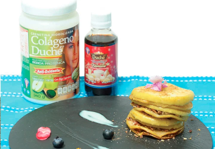 Postre de manzana verde y nuez - Coloidales Duché, S. A. de C.V.
